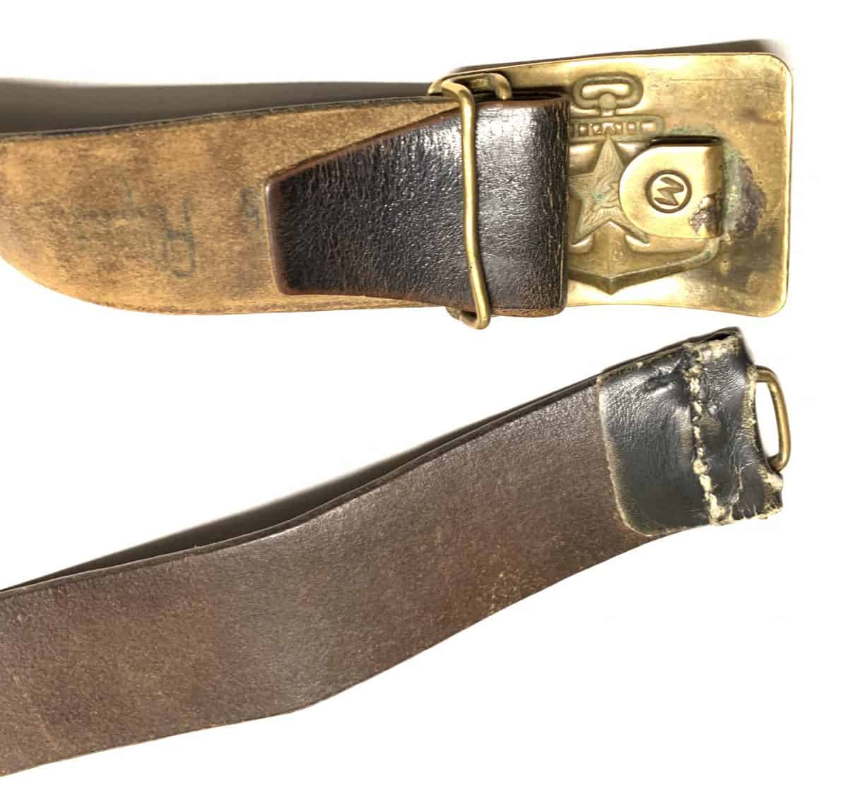 Soviet Navy Belt with Brass Belt Buckle - Enemy Militaria