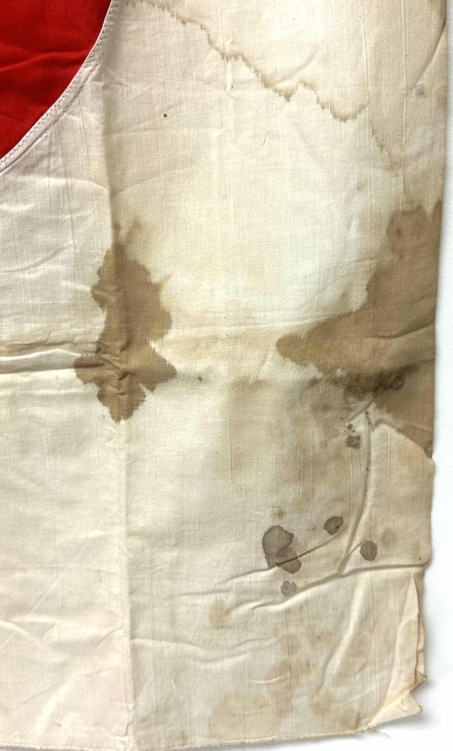WW2 Japanese Army and Naval Landing Force Blood Stained Helmet Flag ...