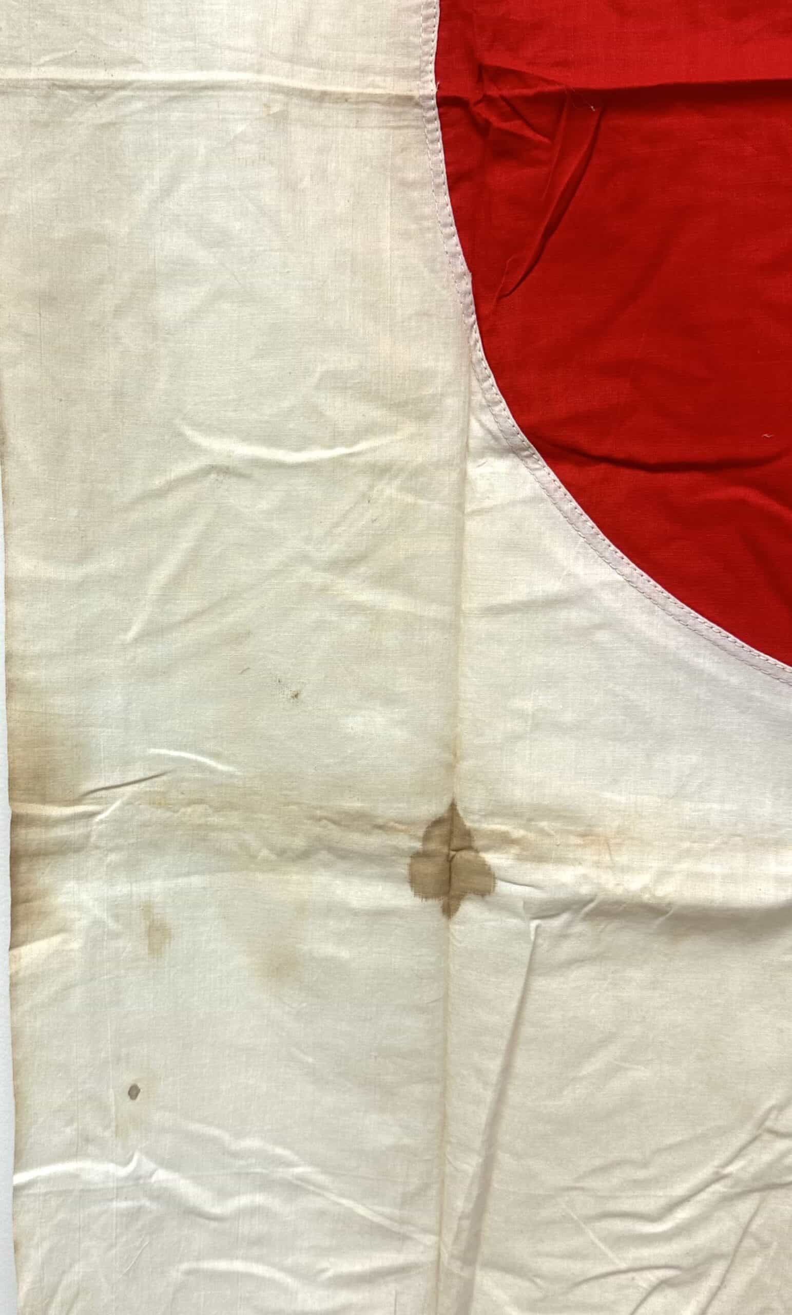 WW2 Japanese Army and Naval Landing Force Blood Stained Helmet Flag ...