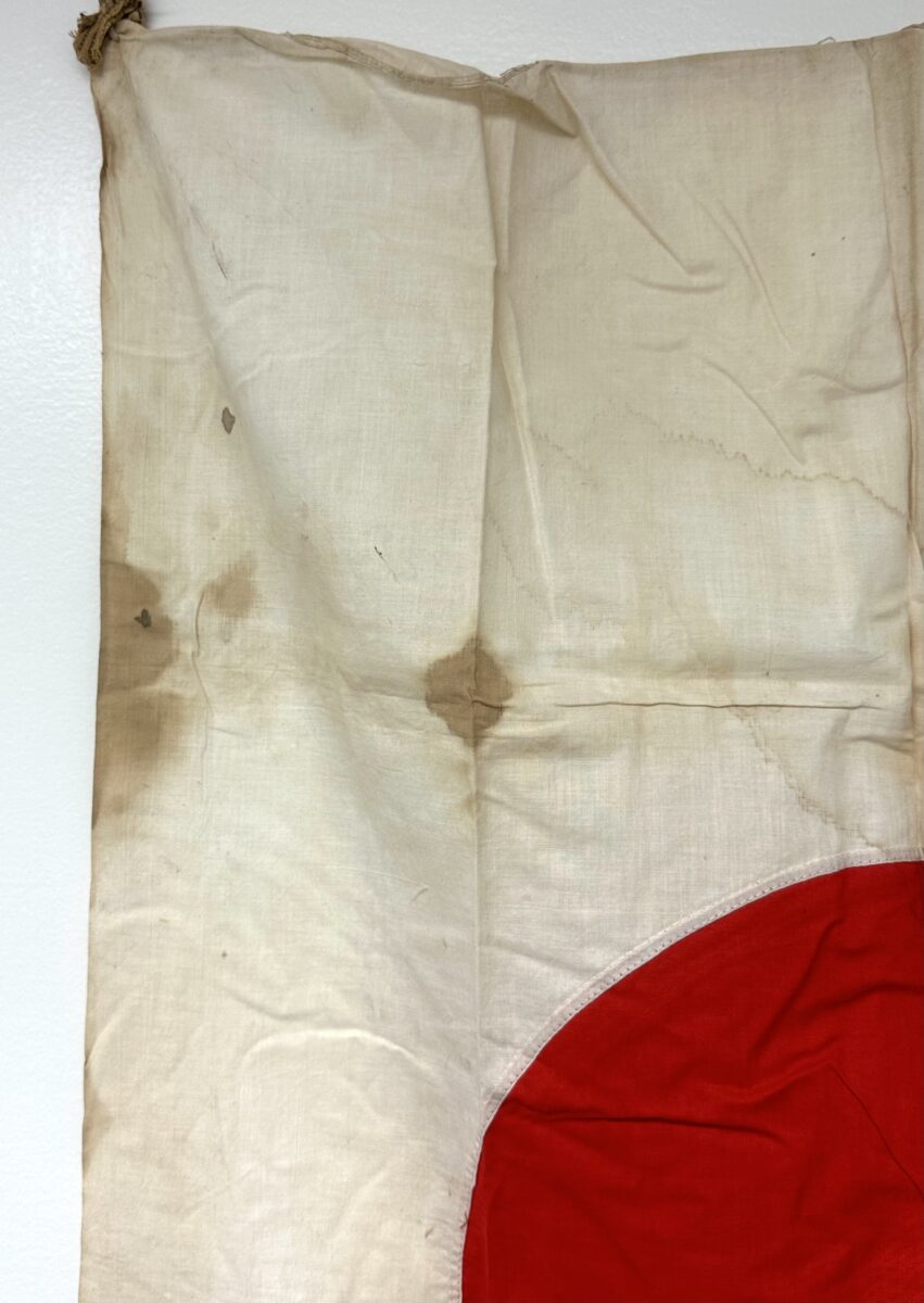 WW2 Japanese Army and Naval Landing Force Blood Stained Helmet Flag ...