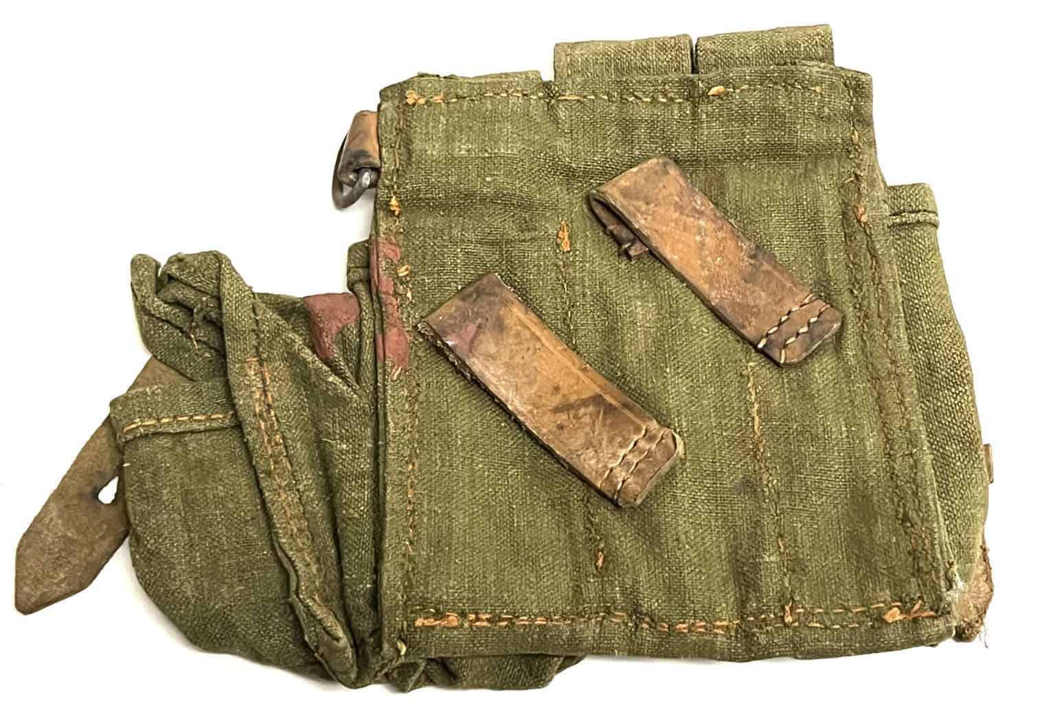 German WW2 MP34 Magazine Pouch Excellent Used - Enemy Militaria