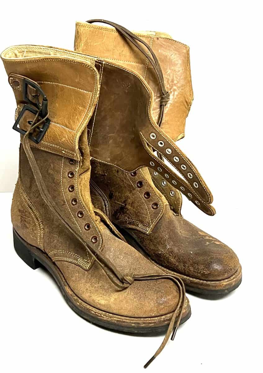 US WW2 Buckle Boots Size 8 1/2 Unissued with Laces - Enemy Militaria