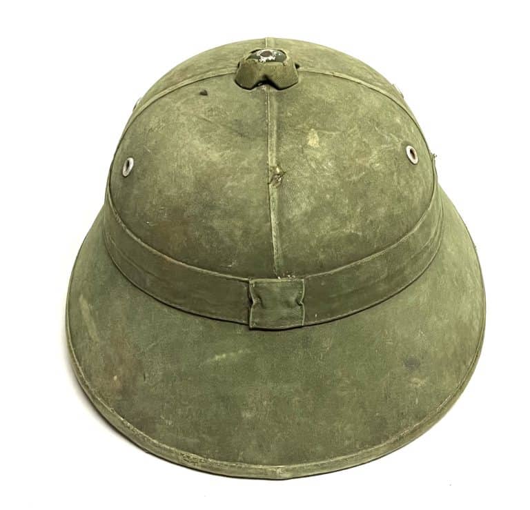 North Vietnamese Army 3rd Generation Cardboard Sun Helmet - Named ...