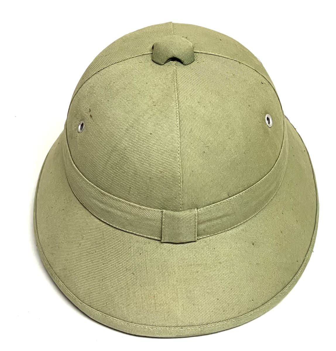 North Vietnamese Army Pre 1965 Pith Helmet with Bamboo Sweatband ...