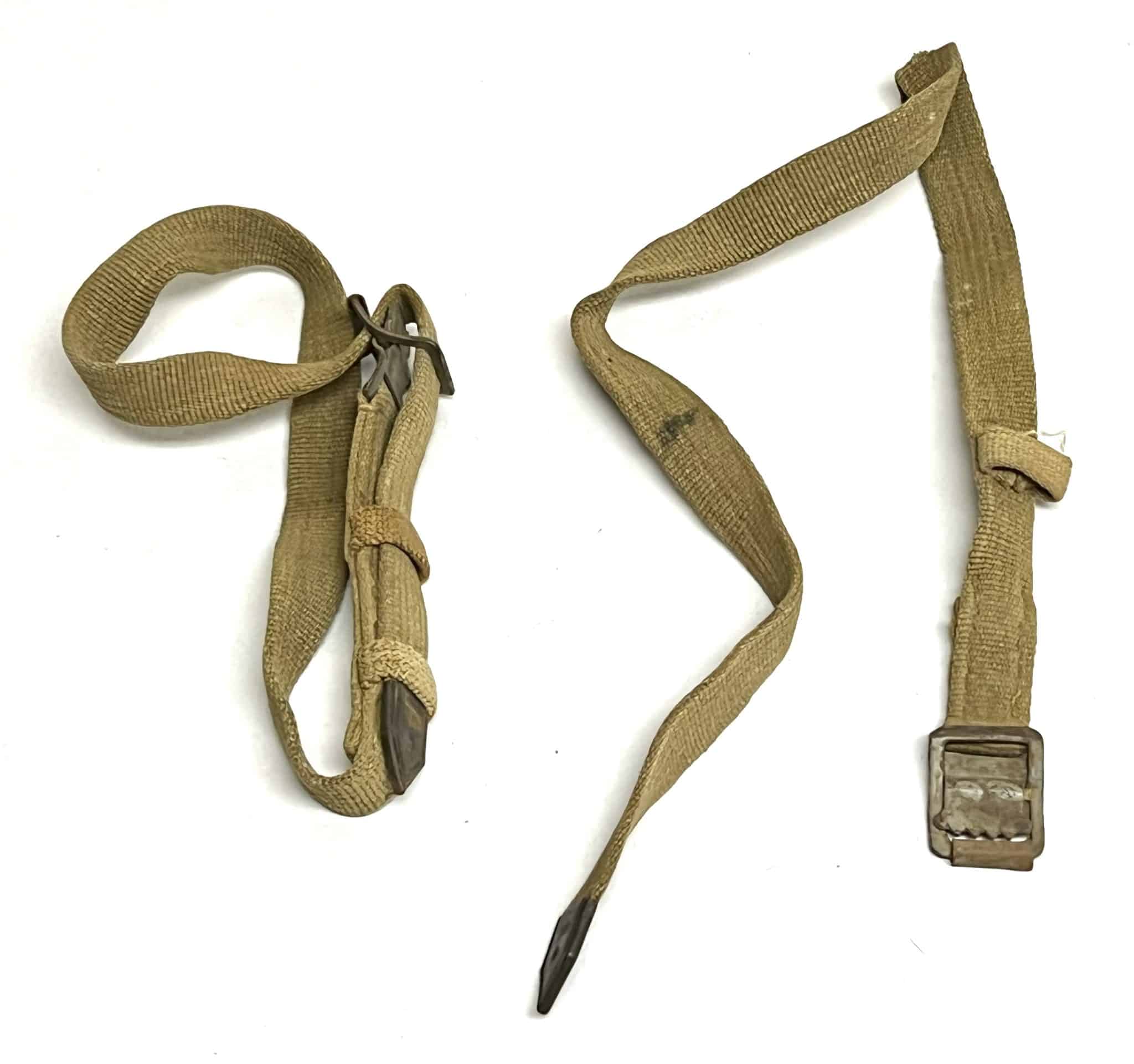 German WW2 Web Africa Corps Zeltbahn - Field Web Straps Pair - Enemy ...