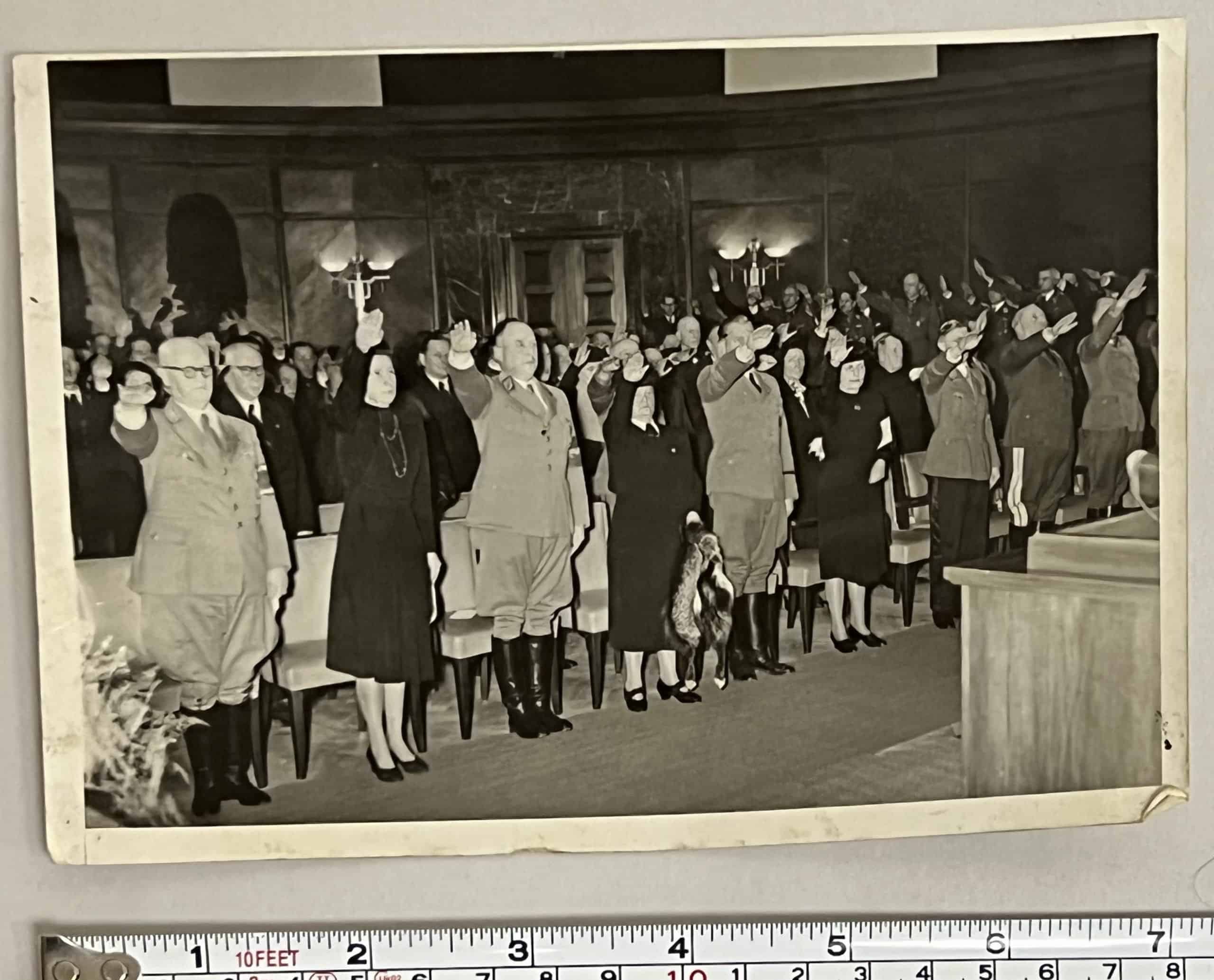German WW2 Photo of High Ranking NSDAP and Military Officers - Enemy ...