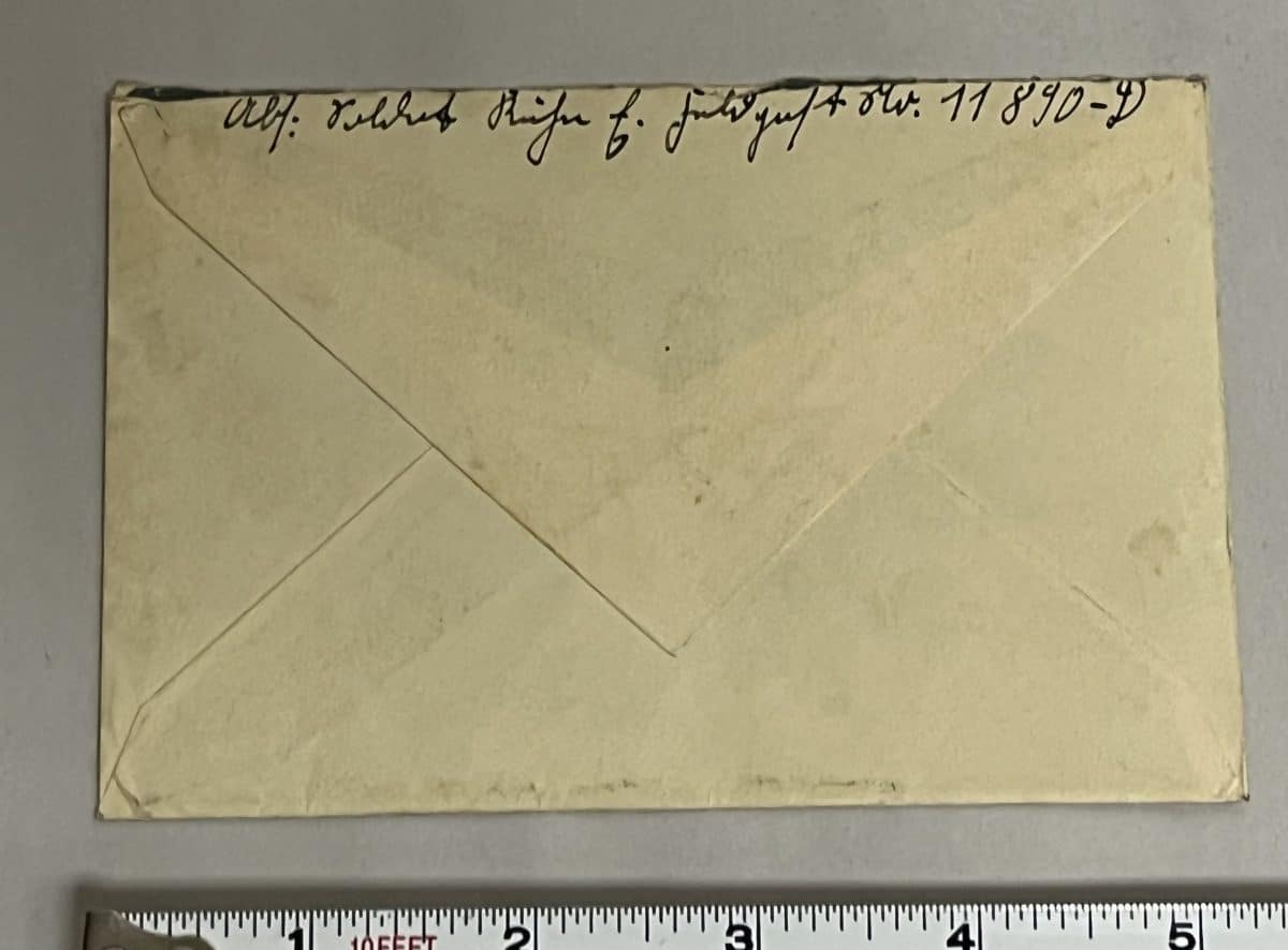 German WW2 Fieldpost Envelope - Enemy Militaria