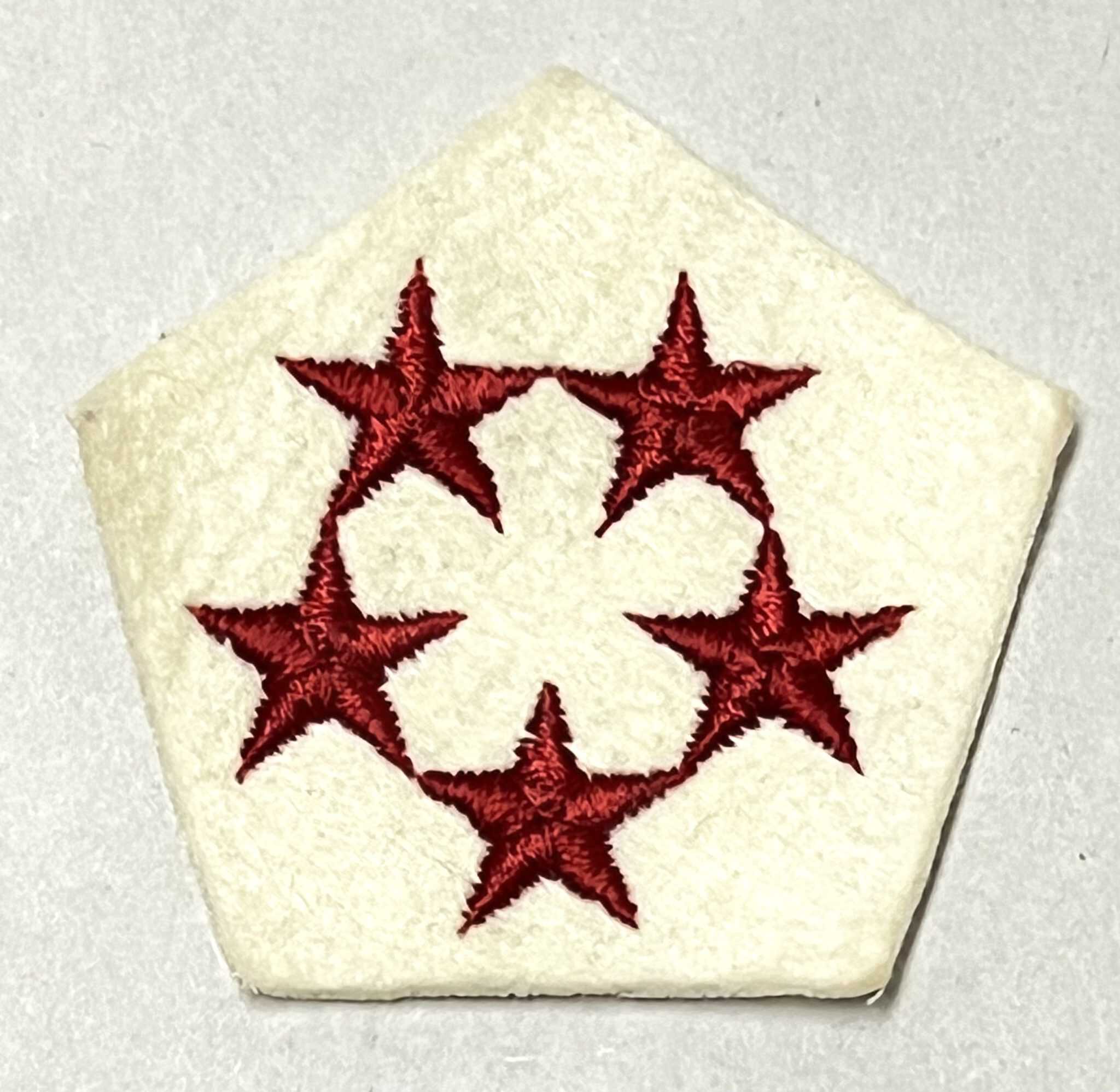 US WW2 5th Army Patch Embroidered on Wool - Enemy Militaria
