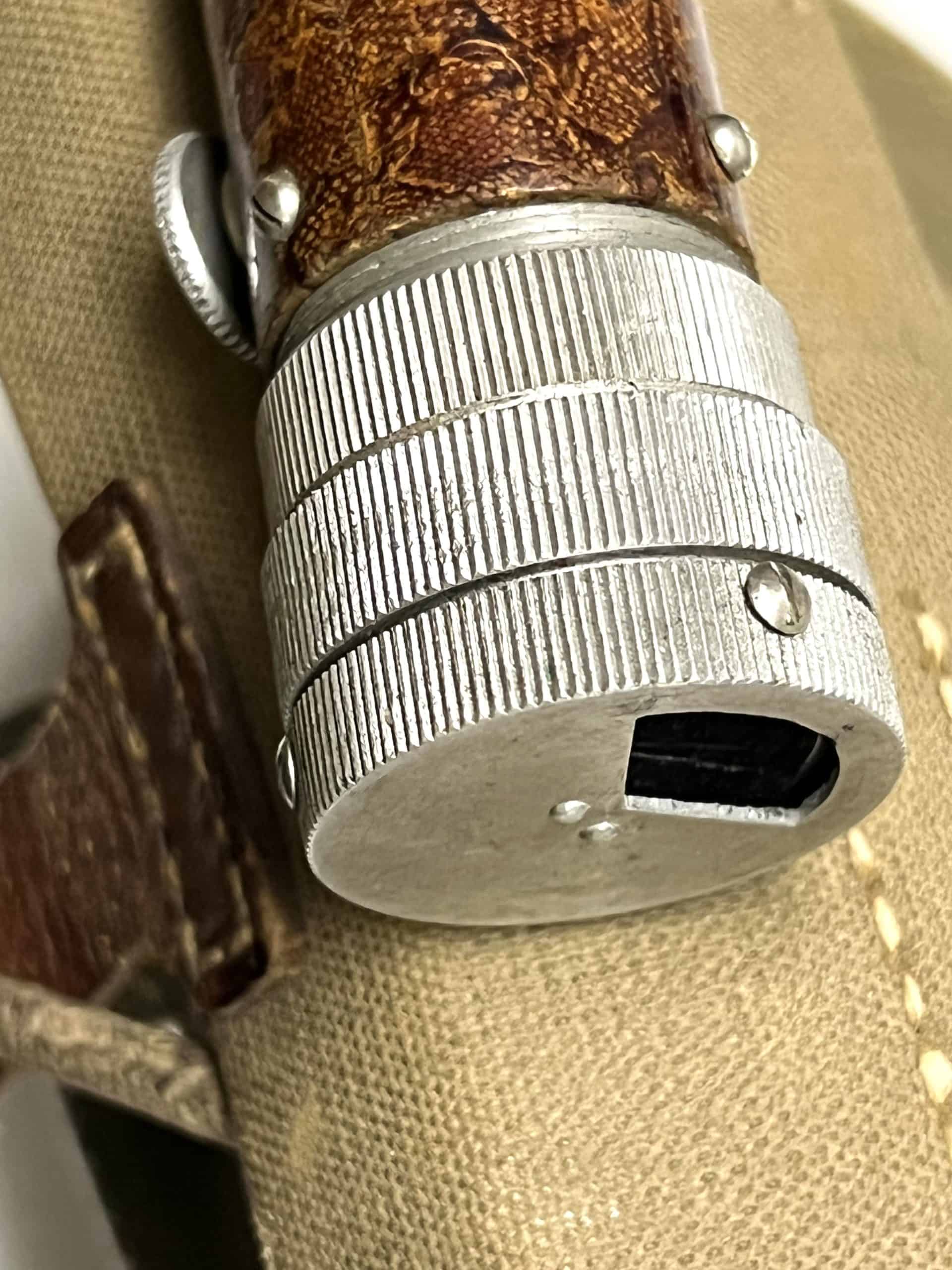 Japanese WW2 Hand Crack Field Flashlight with Canvas case & Strap ...