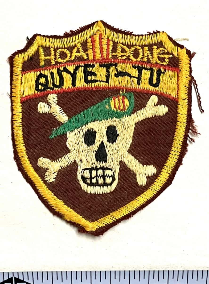 ARVN LLDB Special Forces Patch with Green Beret - Enemy Militaria