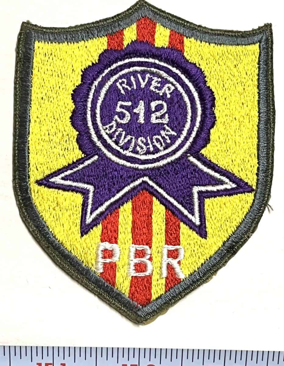 US Vietnam War Navy 512th River Division PBR Patch - Enemy Militaria