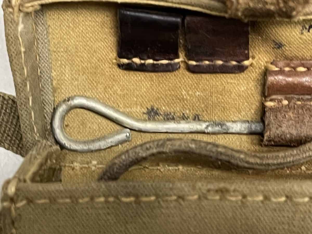 Japanese WW2 Hand Crack Field Flashlight with Canvas case & Strap ...