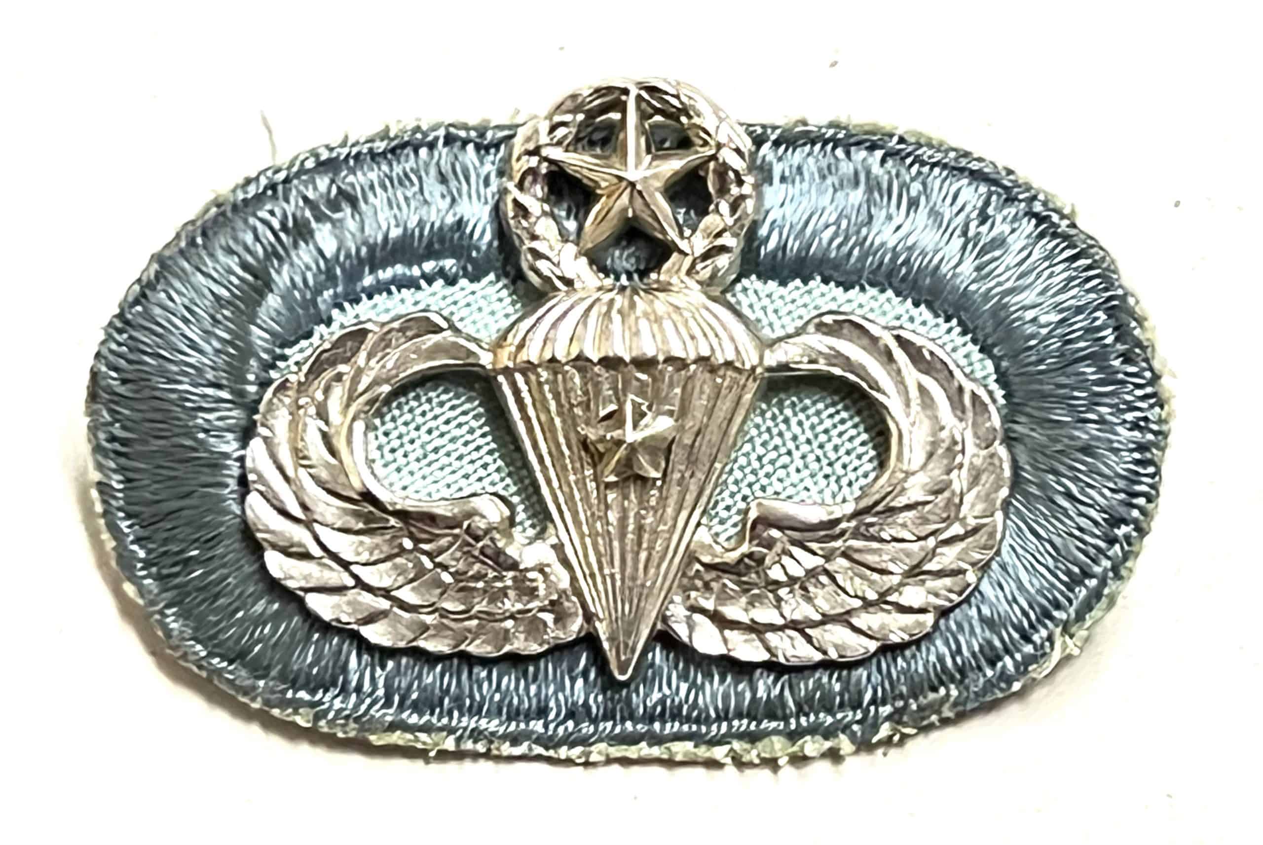 US Master Blaster Jump Wings Hollow Back with Combat Star and Oval ...