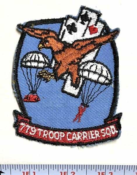 USAF 779th Troop Carrier Squadron Patch 1950s 1960s - Enemy Militaria