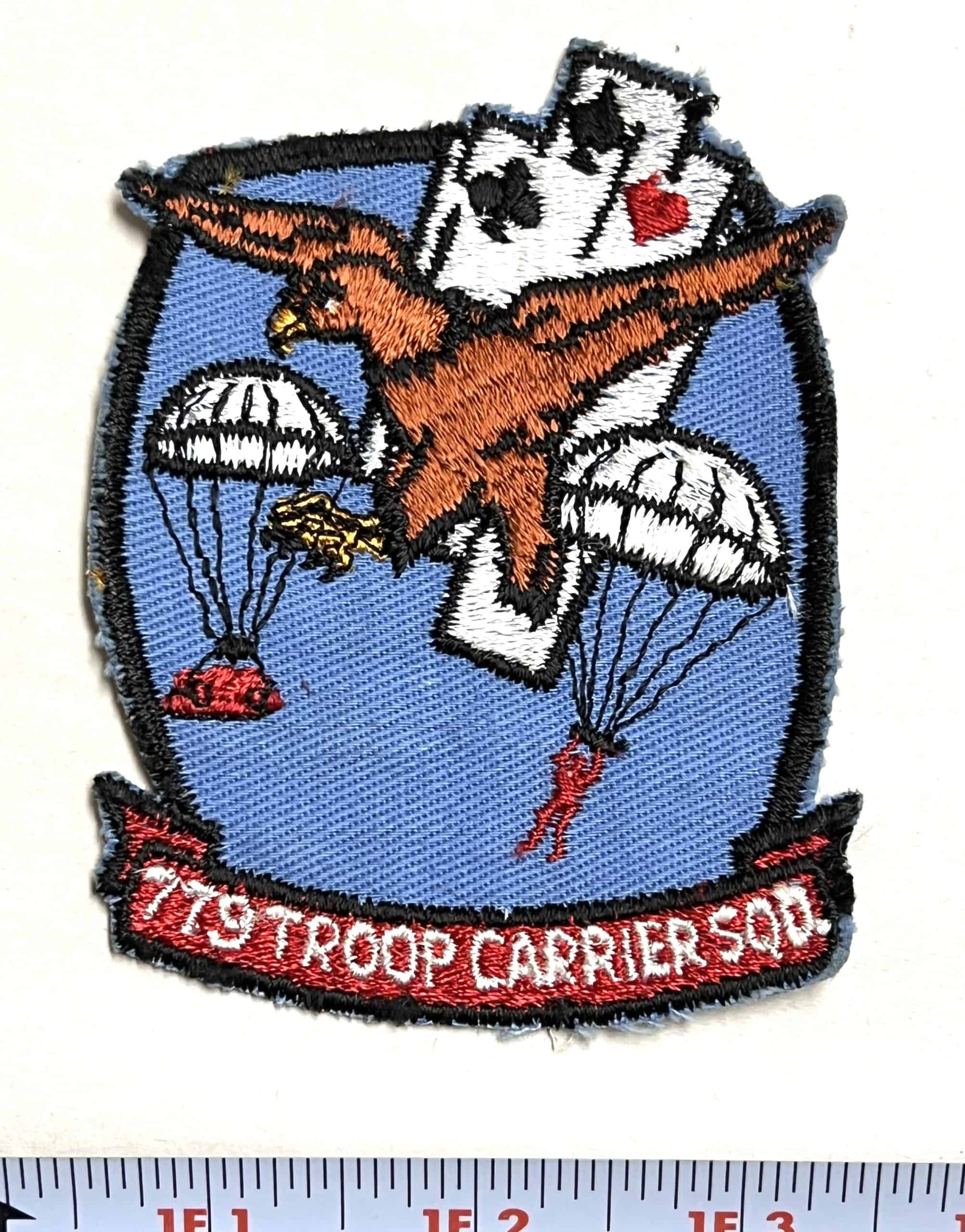 USAF 779th Troop Carrier Squadron Patch 1950s 1960s - Enemy Militaria