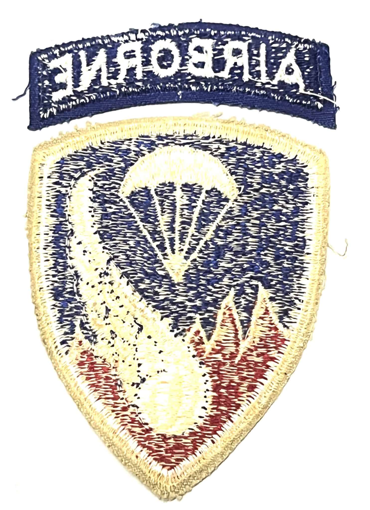 US WW2 187th Parachute Infantry Regiment Patch Rare Two Piece - Enemy ...