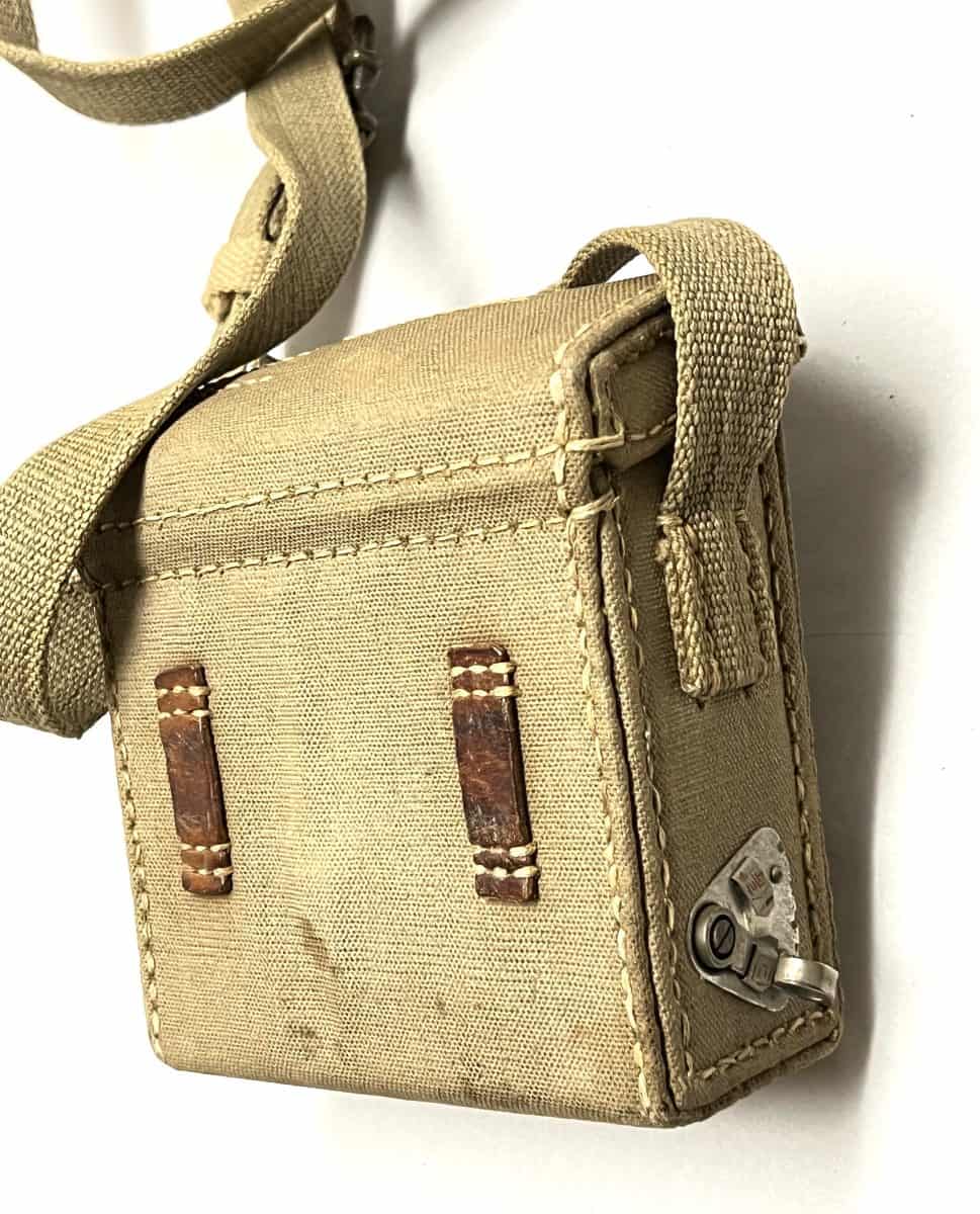 Japanese WW2 Hand Crack Field Flashlight with Canvas case & Strap ...