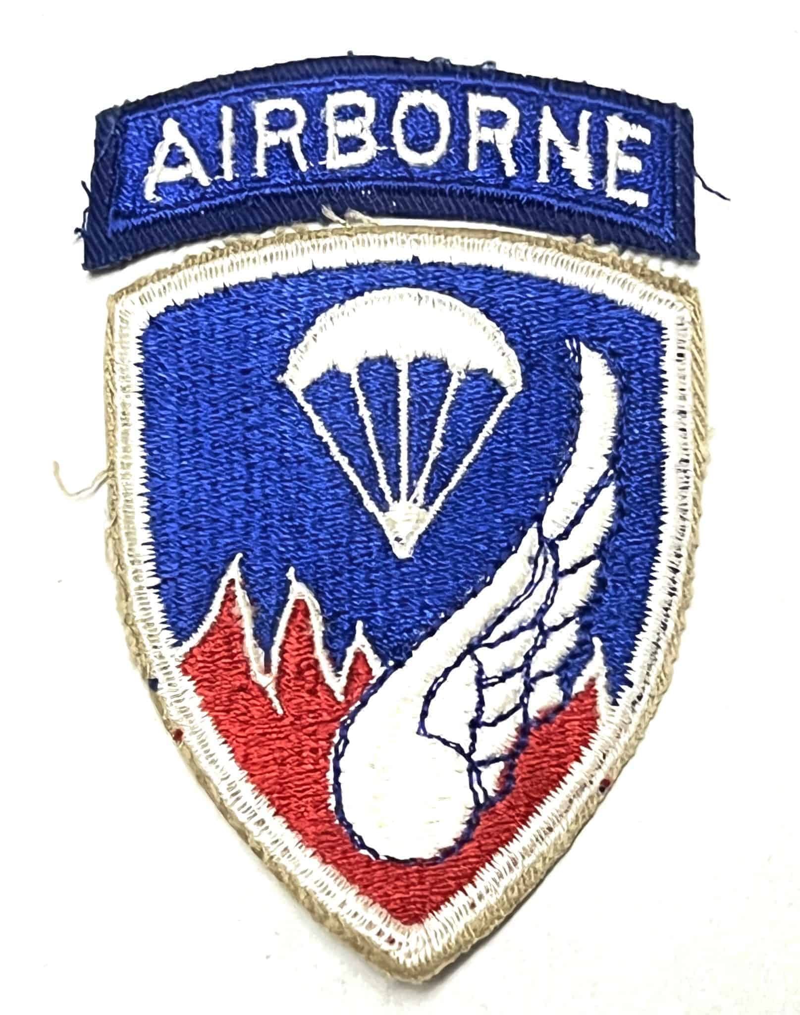 US WW2 187th Parachute Infantry Regiment Patch Rare Two Piece - Enemy ...