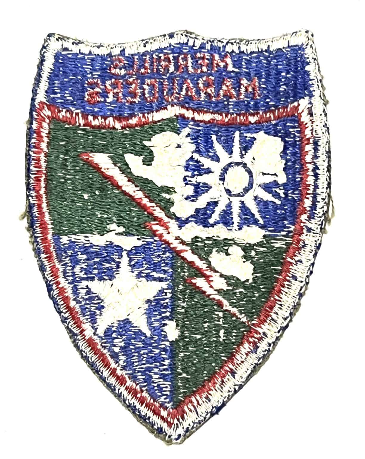 US WW2 Merrill's Marauders Patch - Enemy Militaria