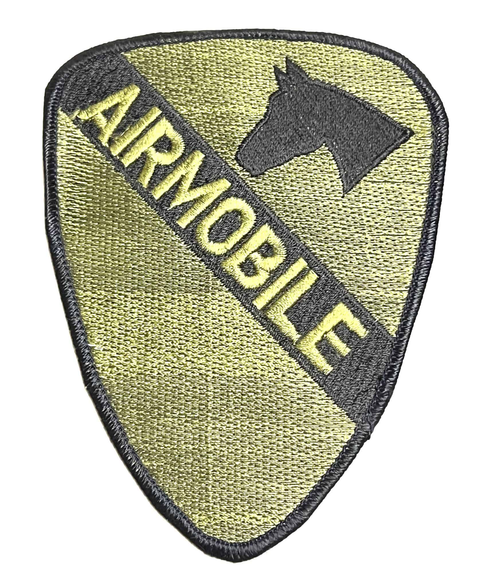 US Vietnam War 1st Air Cavalry Subdued Patch AIRMOBILE - Enemy Militaria