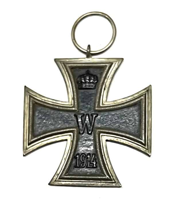 WW1 German Iron Cross with Ribbon Loop - Enemy Militaria