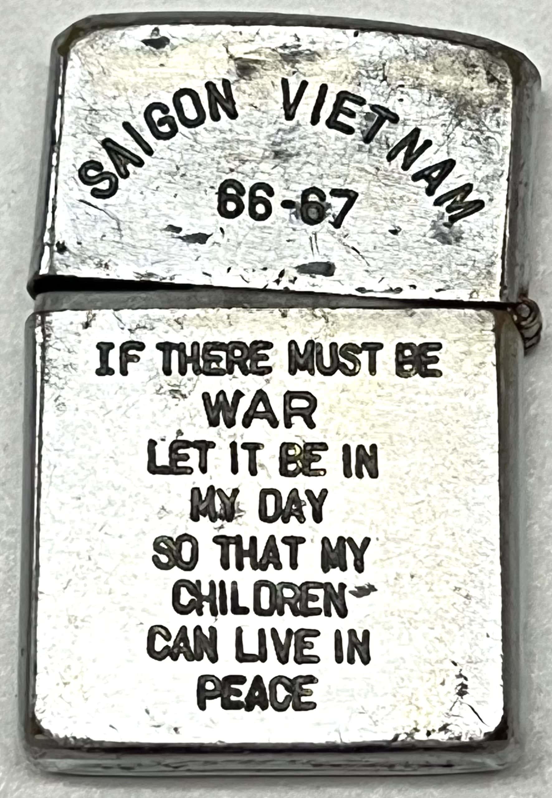 Vietnam War US Zippo Lighter 18th MP Brigade 1966 1967 - Enemy Militaria