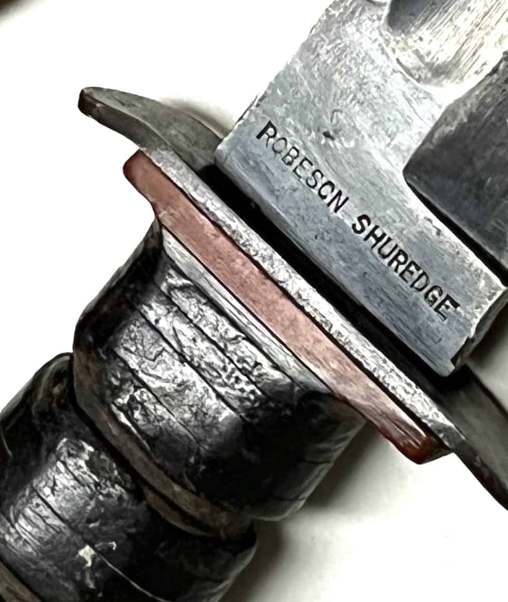 WW2 USMC Robeson Shuredge KARBAR type Fighting Knife Red Spacer - Enemy ...
