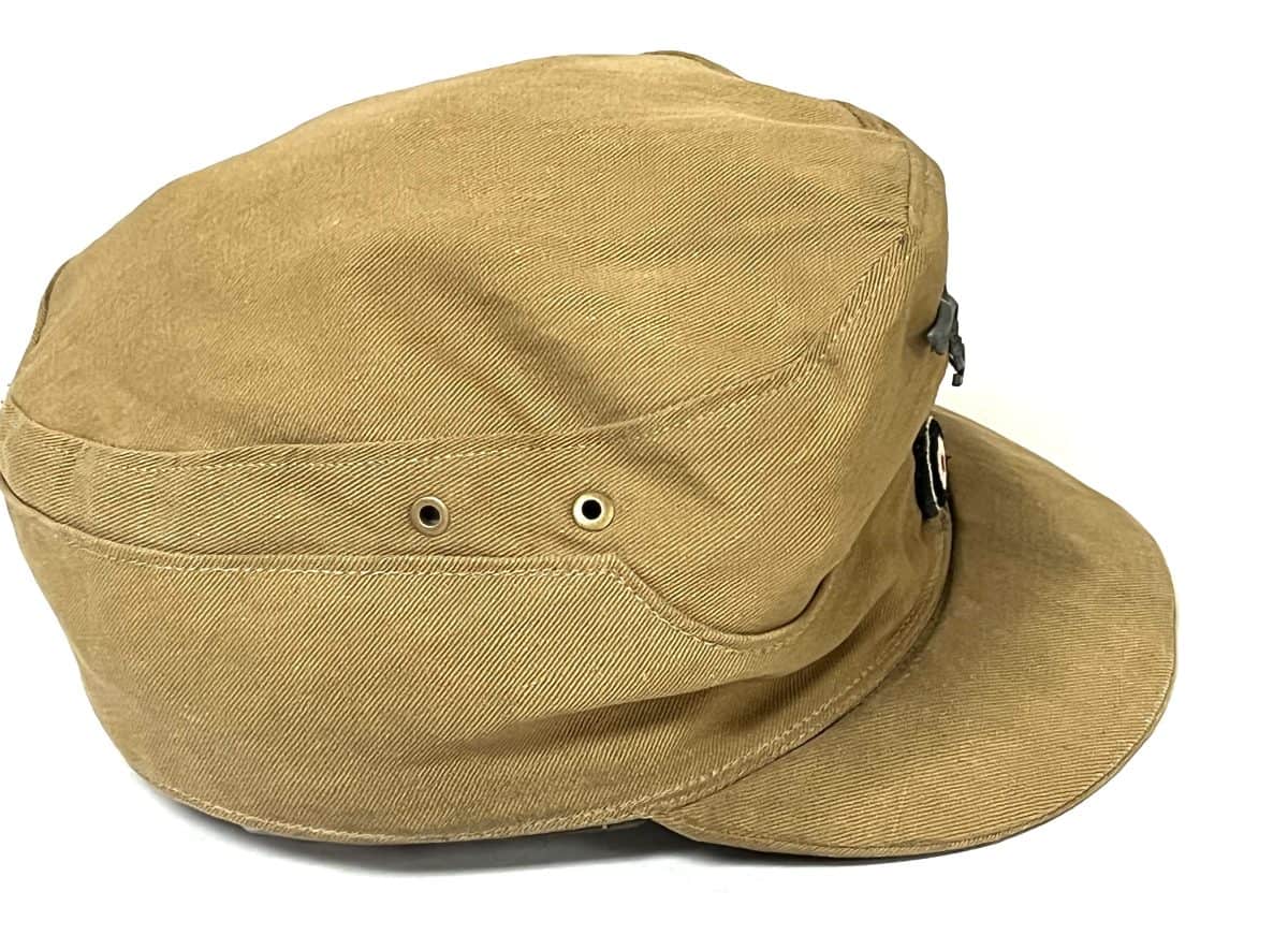 Rare German WW2 Luftwaffe Tropical Afrika Korps Cap - Enemy Militaria