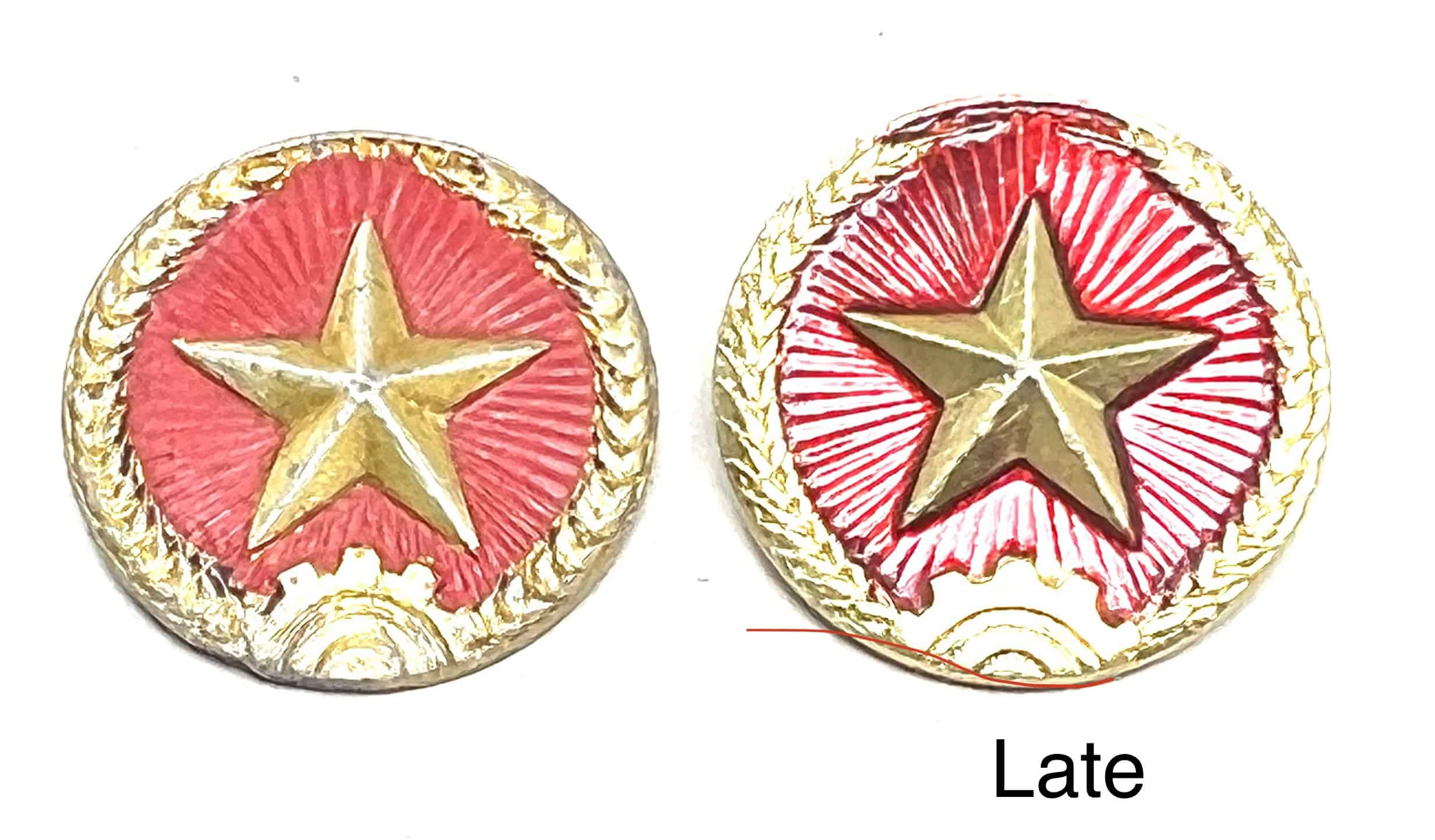 North Vietnamese Army Cap Badge Pinback Rare Wartime Example - Enemy ...