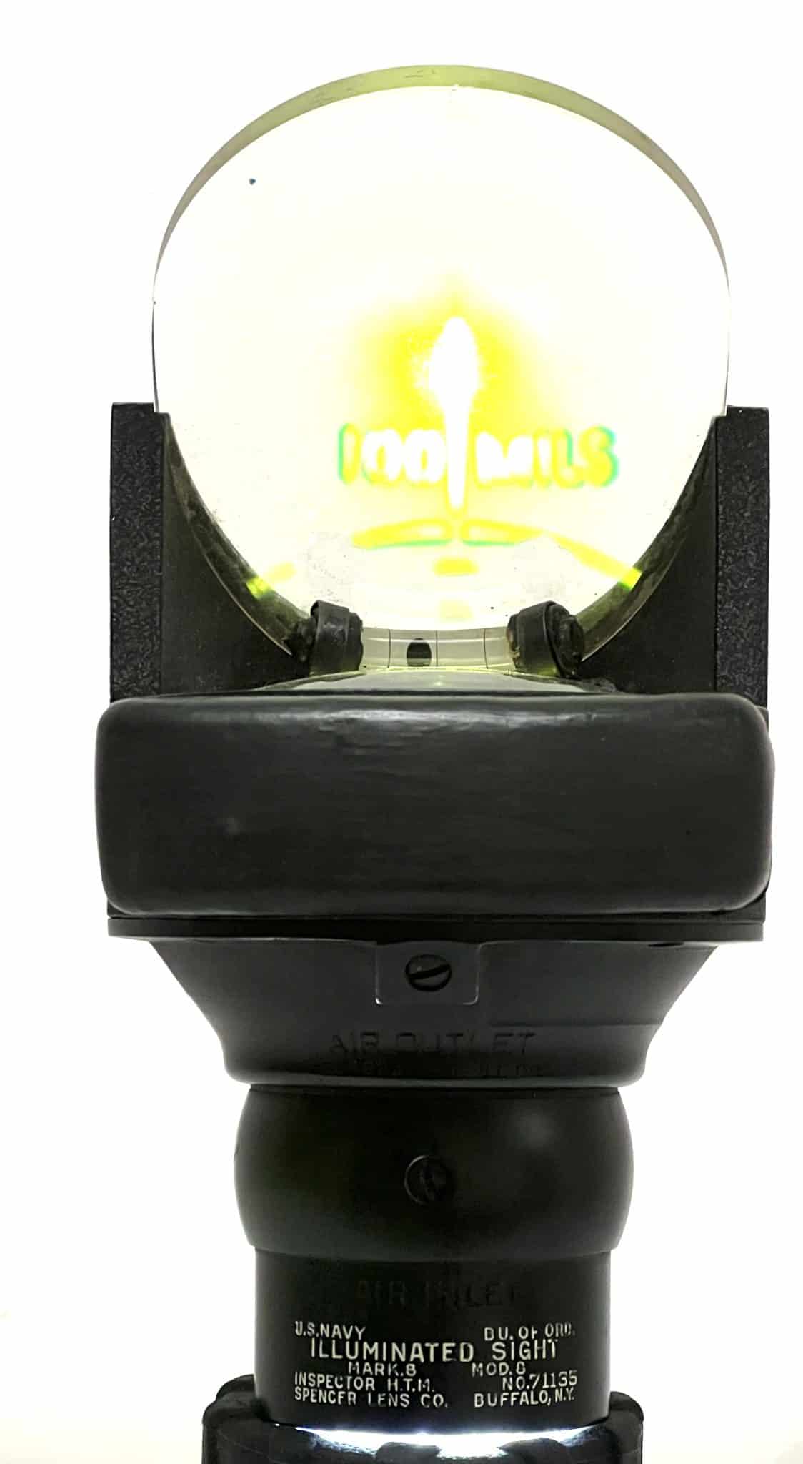 US WW2 Navy & Marine Corps Fighter Plane Mark 8 Illuminated Heads Up ...