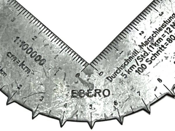 WW2 German Map Reading Tool 1:25,000 & 1:100,000 - Enemy Militaria