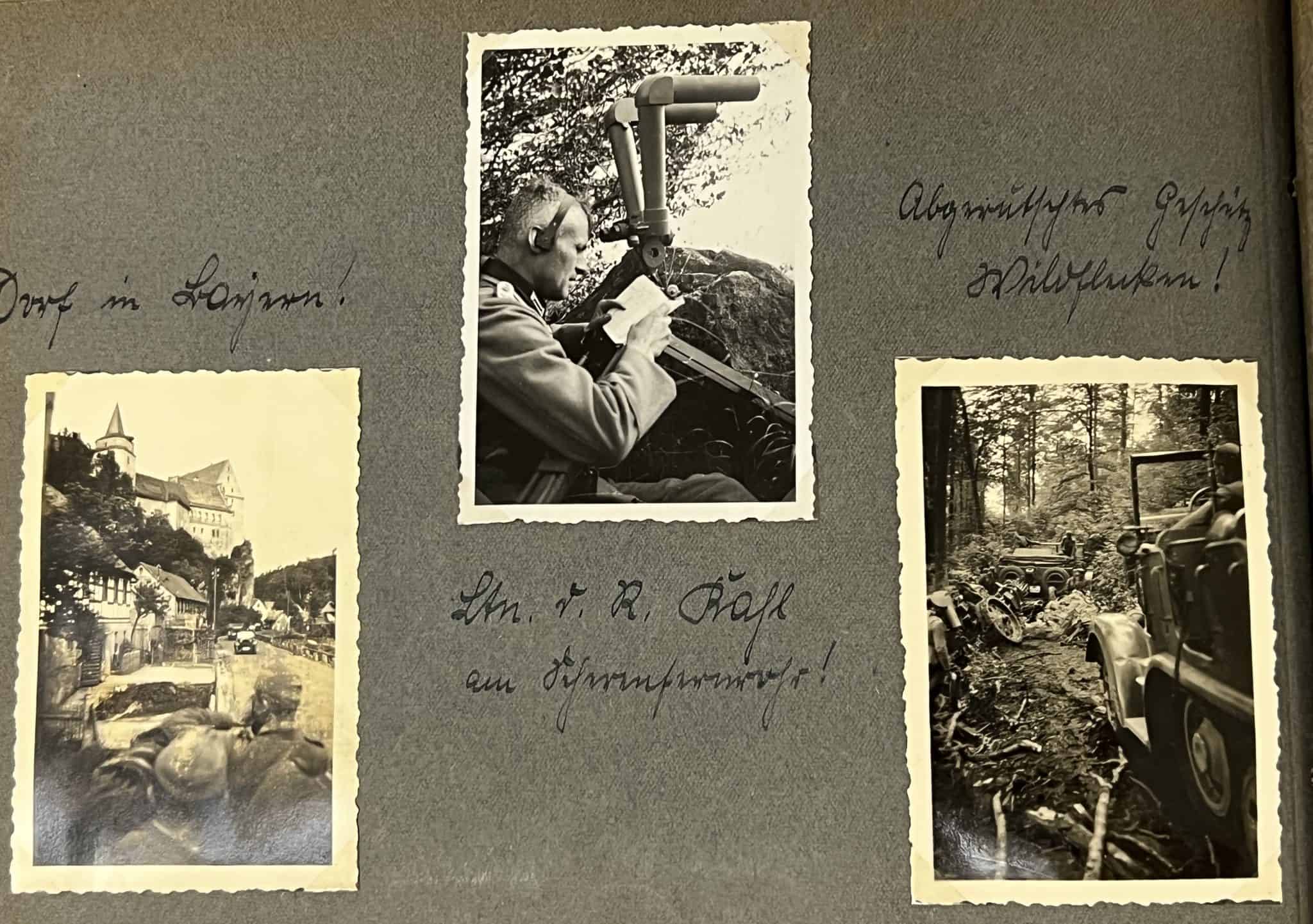 WW2 German 54th Artillery Regiment Photo Album TRANSLATED - Enemy Militaria