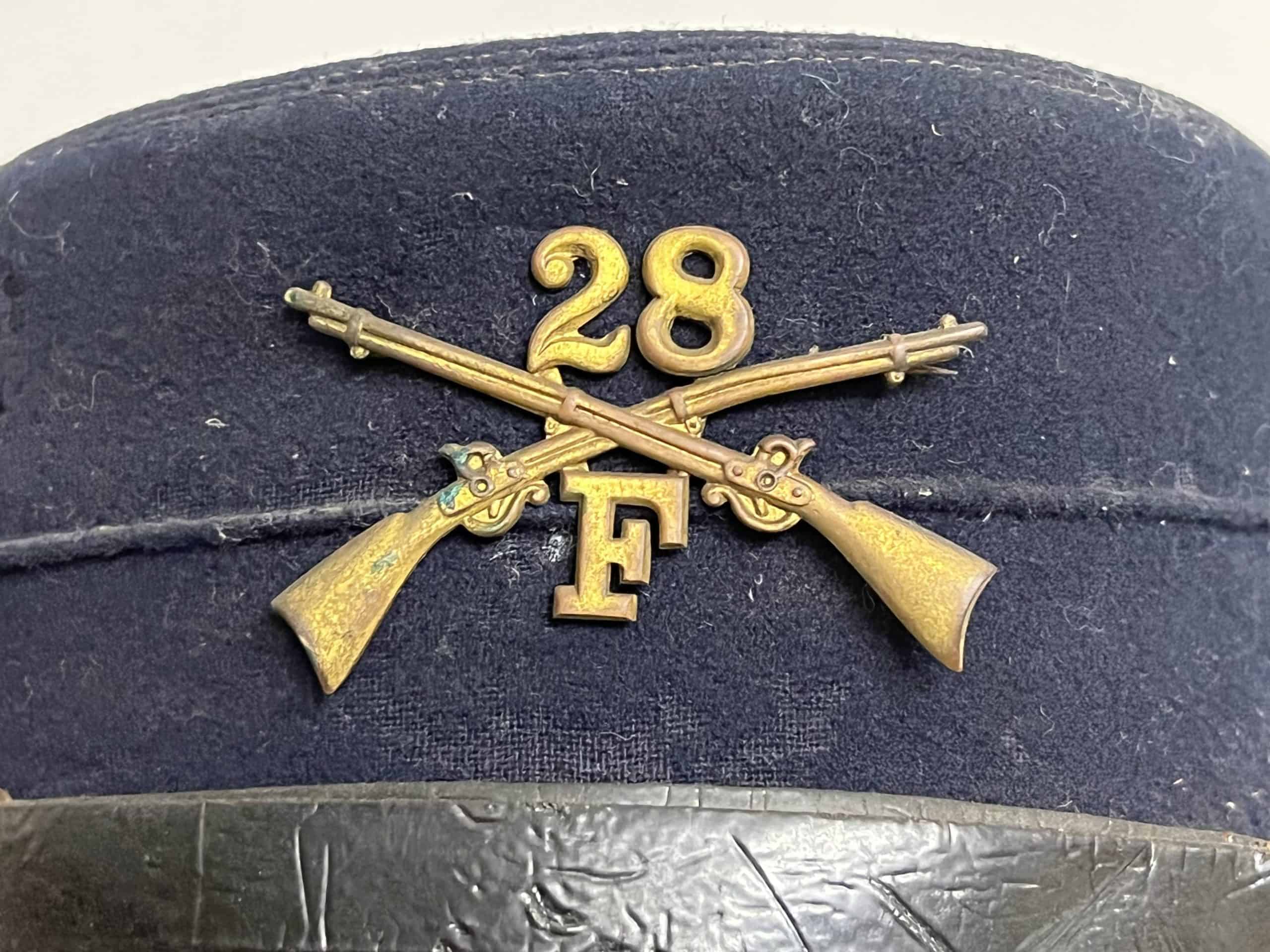 US Model 1895 Forage Cap from Philippine American War F Co. 28th ...