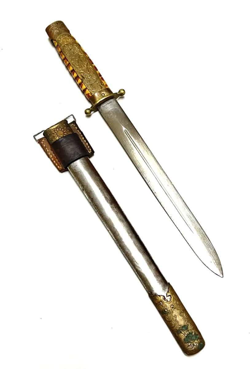 WW2 Chinese Nationalist Officer Dagger - Enemy Militaria