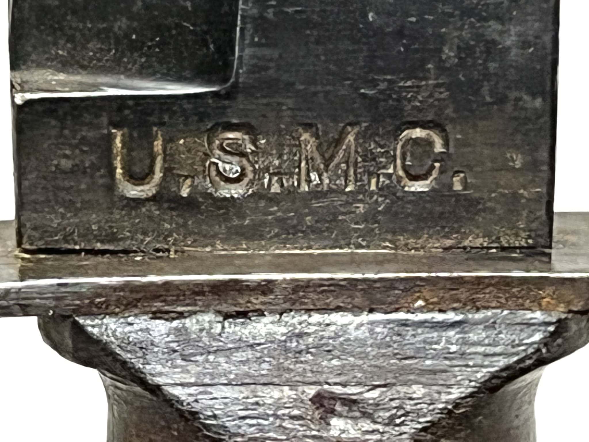 WW2 USMC KABAR Fighting Knife Blade Marked Camillus - Enemy Militaria