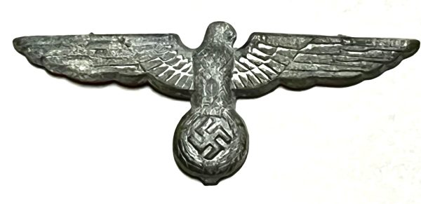WW2 German Army Cap Eagle Gilt - Enemy Militaria