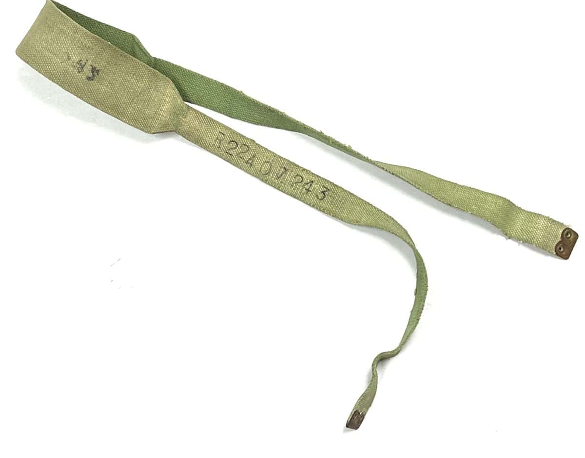 WW2 British Pattern 37 Web Strap Blancoed - Enemy Militaria