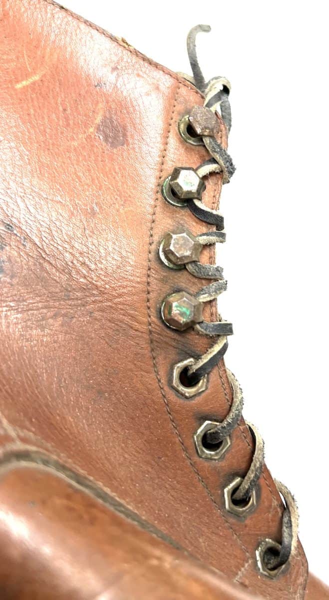 WW2 German Combat Shoes Brown Size 44 RBN Marked Excellent - Enemy ...