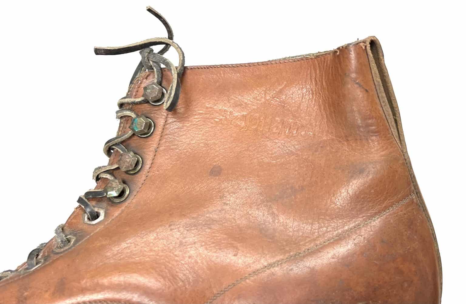 WW2 German Combat Shoes Brown Size 44 RBN Marked Excellent - Enemy ...