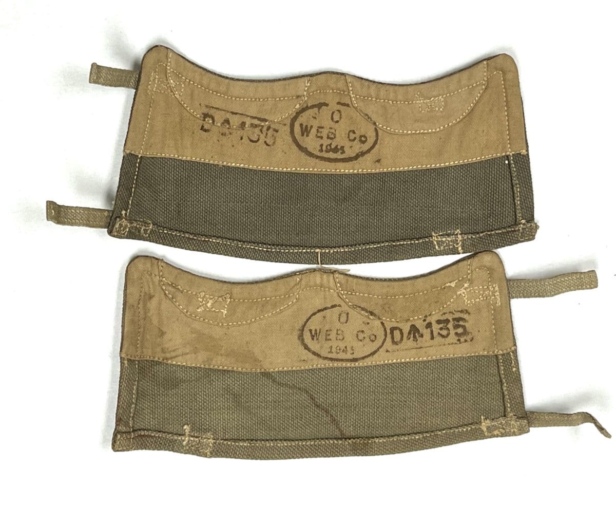 WW2 Australian Pattern 37 Leggings Jungle Green 1945 - Enemy Militaria
