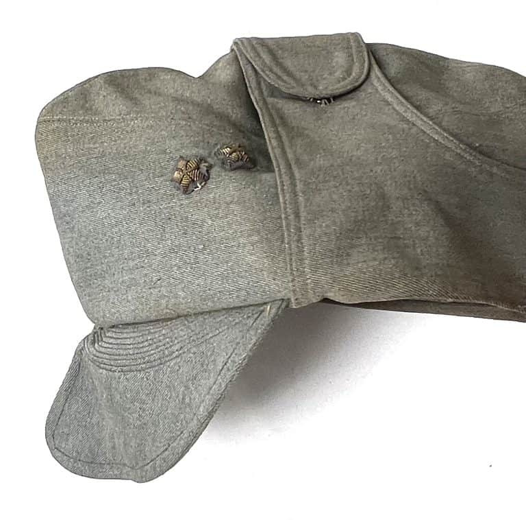 WW2 Italian Facist Army Infantry Officer Wool Bustina Overseas Cap ...