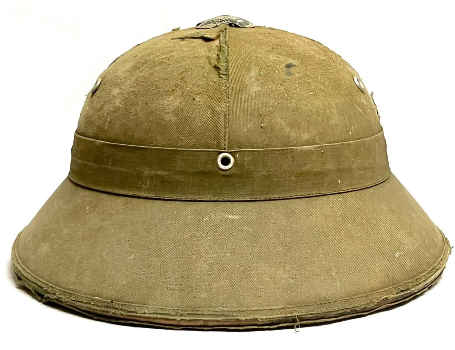 North Vietnamese Army 3rd Generation Cardboard Sun Helmet - Named ...
