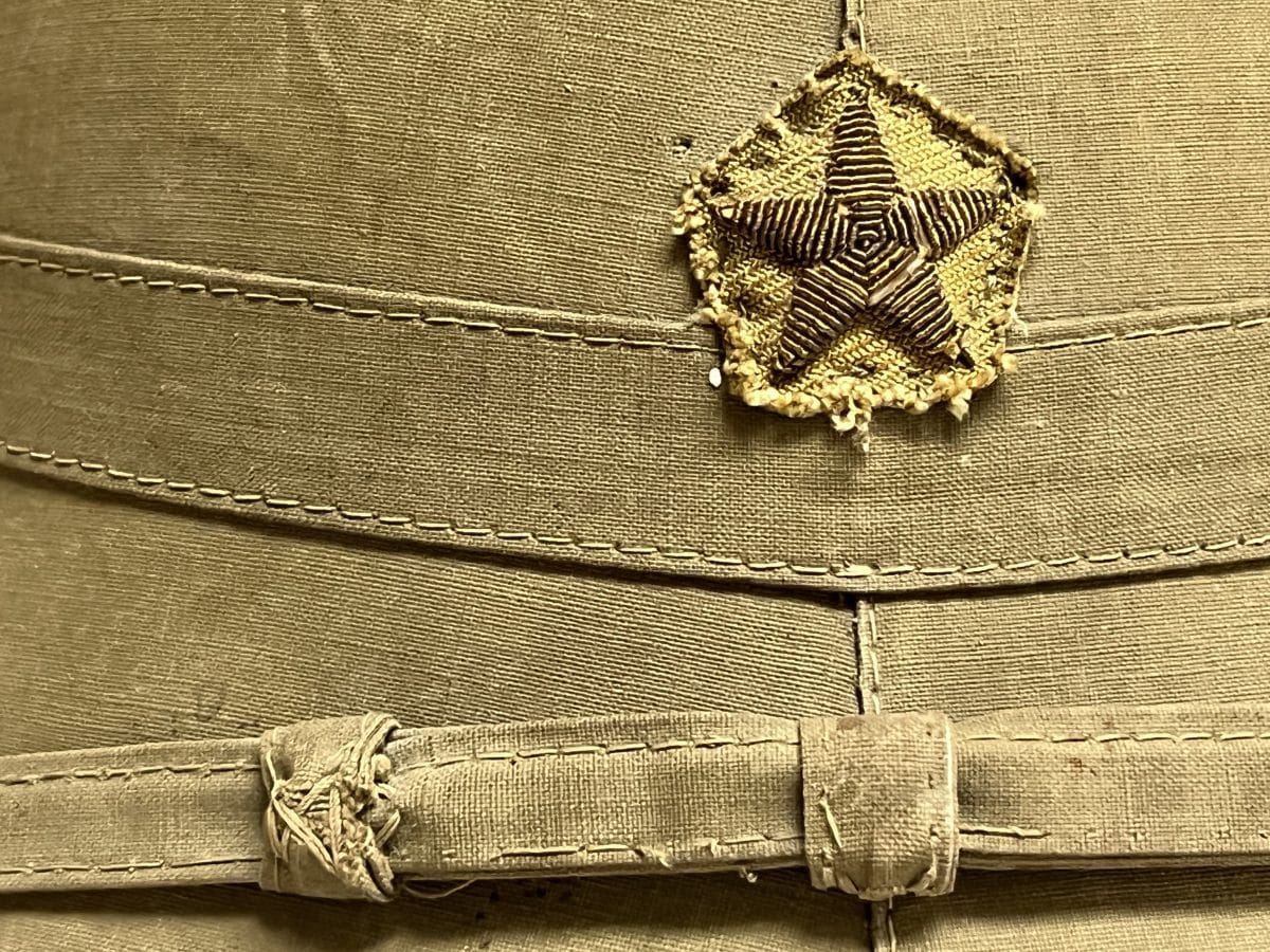 WW2 Japanese Army Officer's Sun Helmet 1943 - Enemy Militaria