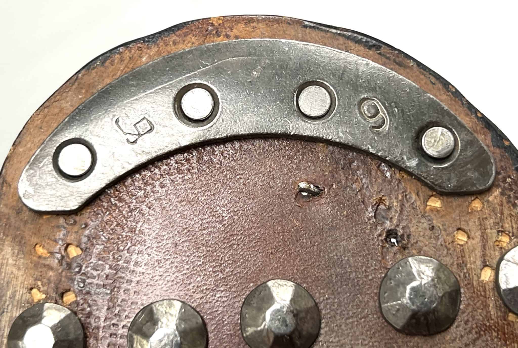 WW2 German Enlisted Combat Shoes with Hobnails RBN Number Marked ...