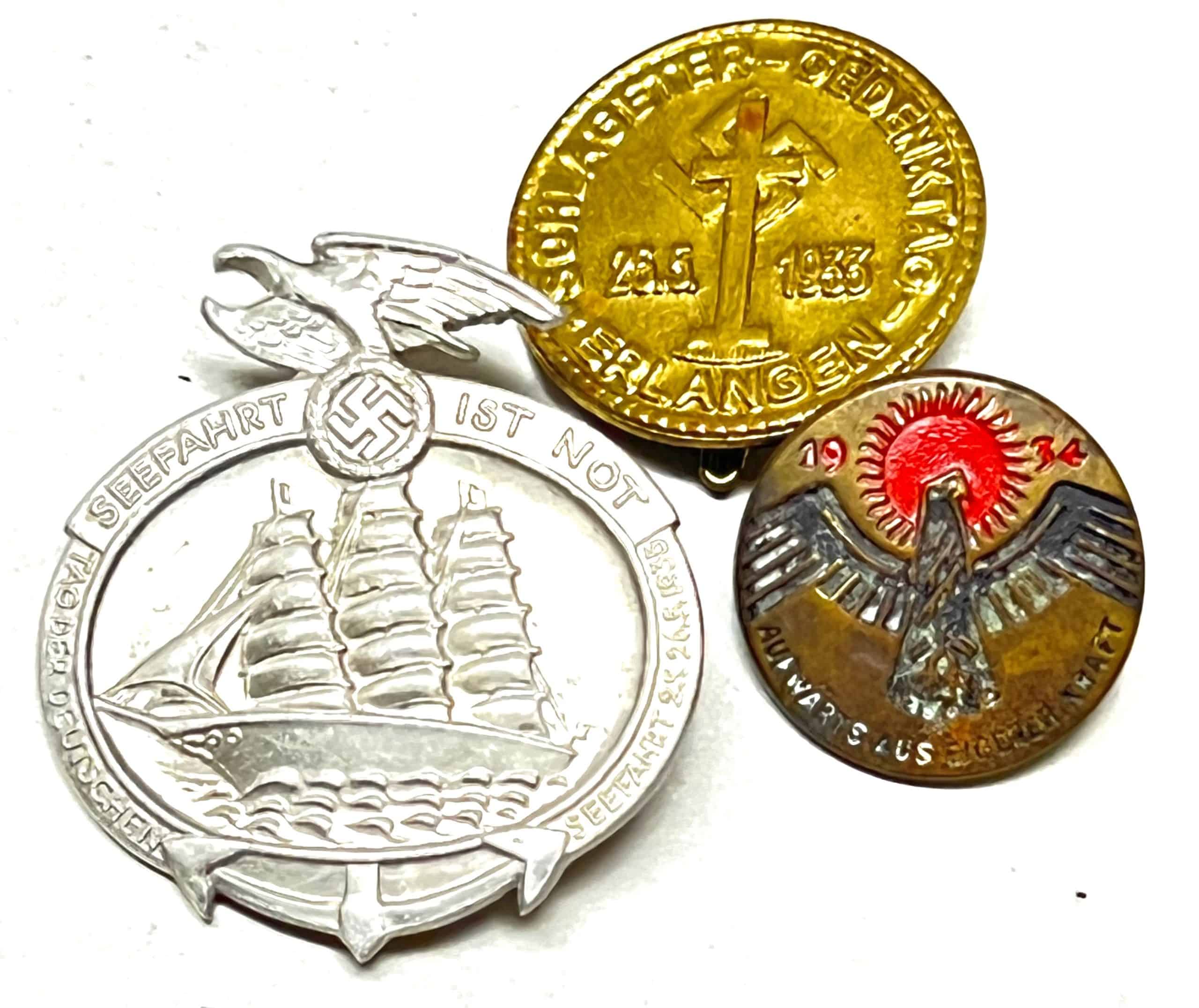 WW2 German Tinnies 1934 1934 and 1935 Seefahrt Sailing Ship - Enemy ...