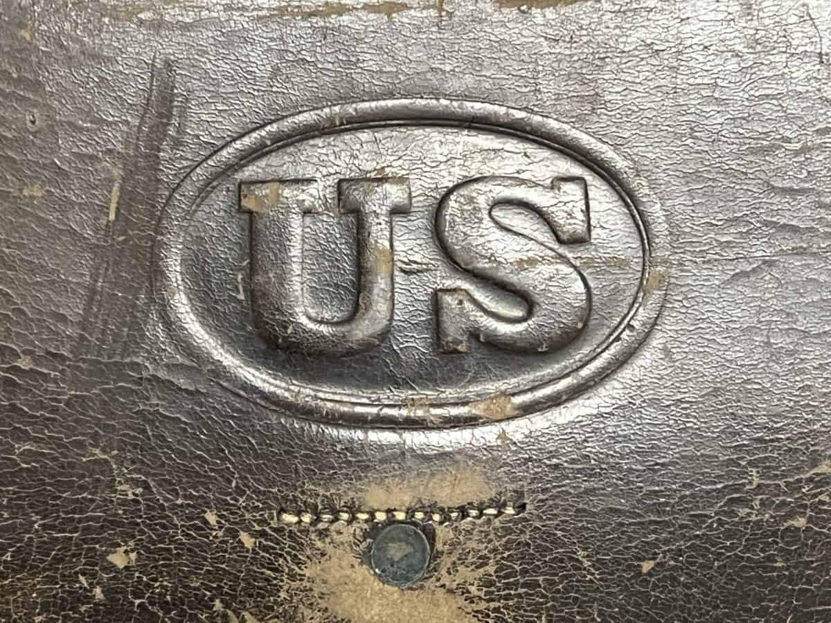 AMAZING - US Civil War Infantry Belt with Buckle, Cartridge Box, Cap ...