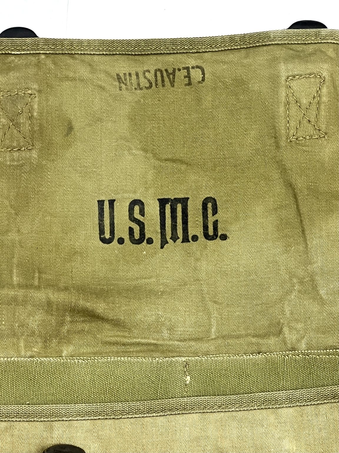 WW2 USMC Officer's Musette Bag 1941 - Enemy Militaria