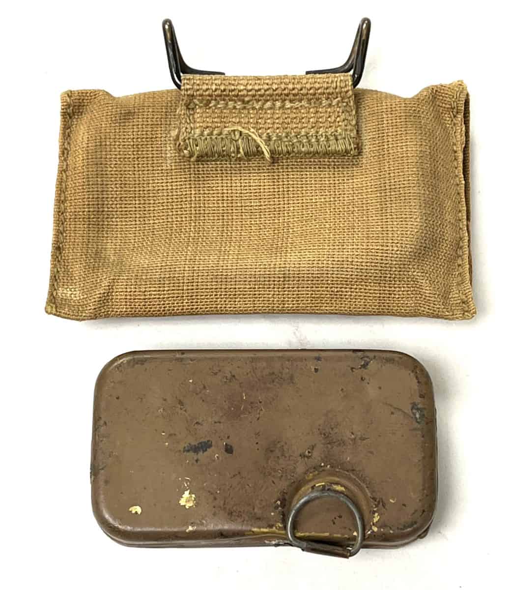 WW1 US Model 1910 First Aid Pouch 1917 w 1918 Dressing Tin - Enemy ...