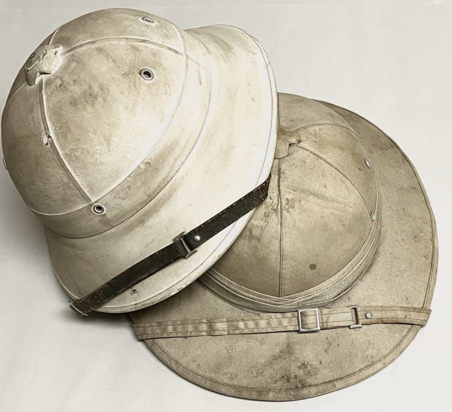 Viet Minh Pith Helmet - Named to H. THINH - Enemy Militaria