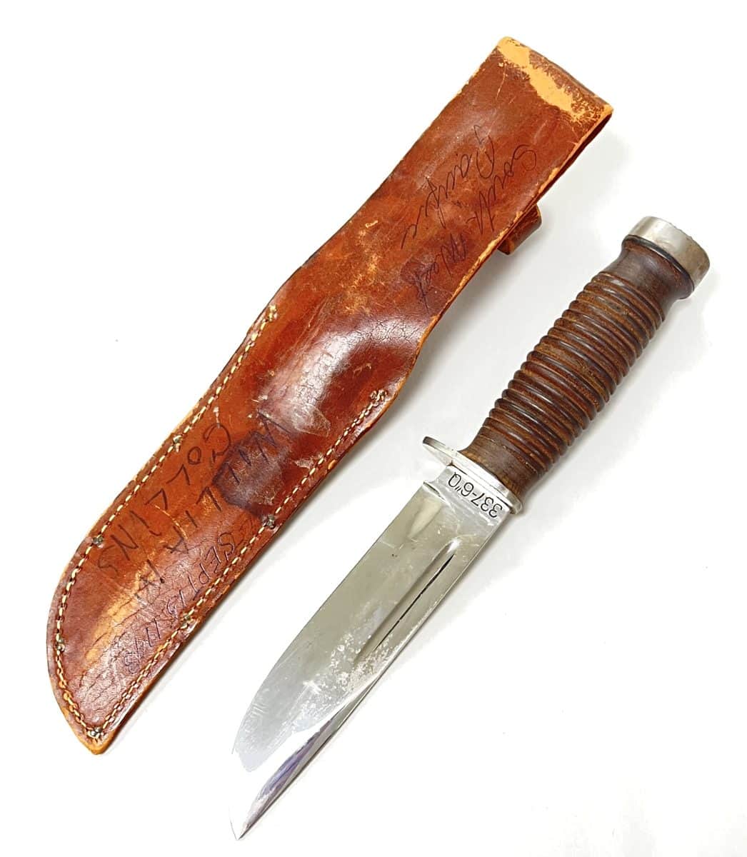 WW2 US Case XX Fighting Knife Named PTO - Enemy Militaria